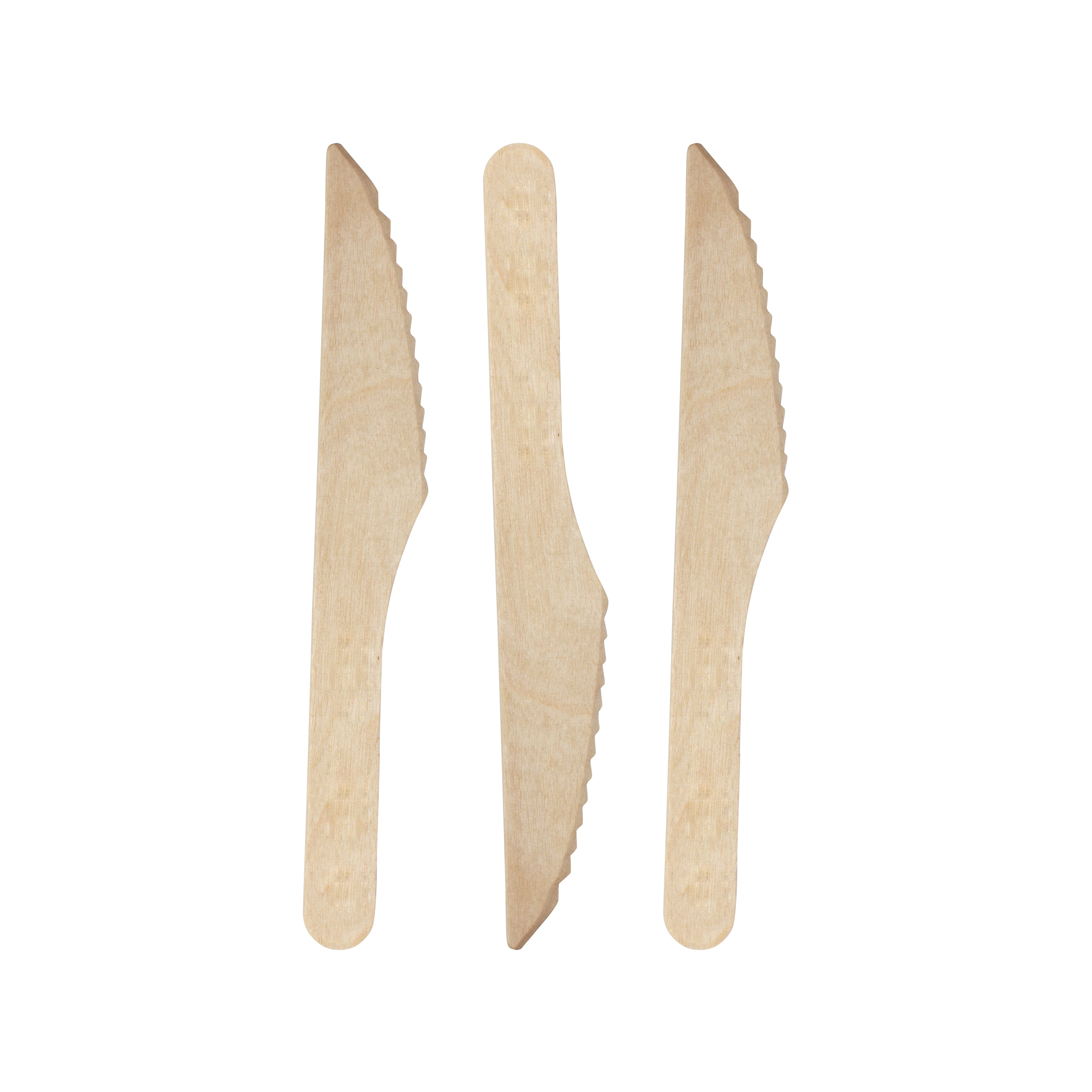 Foodstiks Disposable & Backyard Compostable Wooden knife, STANDARD ...